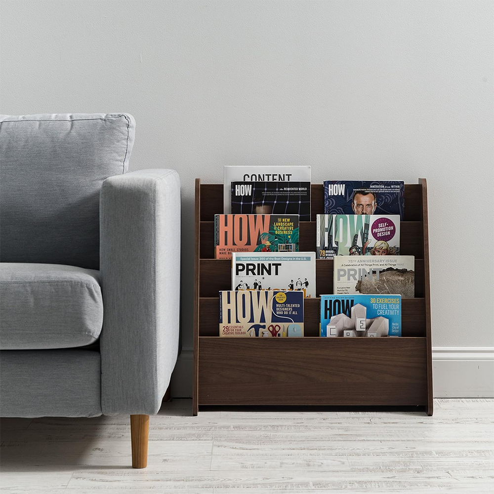 4-Tier Magazine Rack